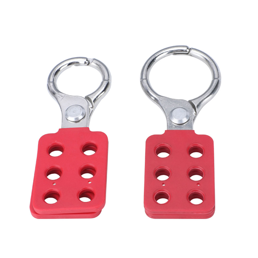 38mm Aluminium GROUP LOCKOUT HASPS IN RED COLOR ensuring comprehensive ...